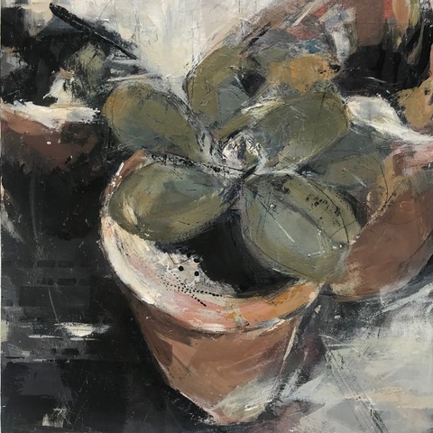 Succulent (sold) – Kingfisher Art